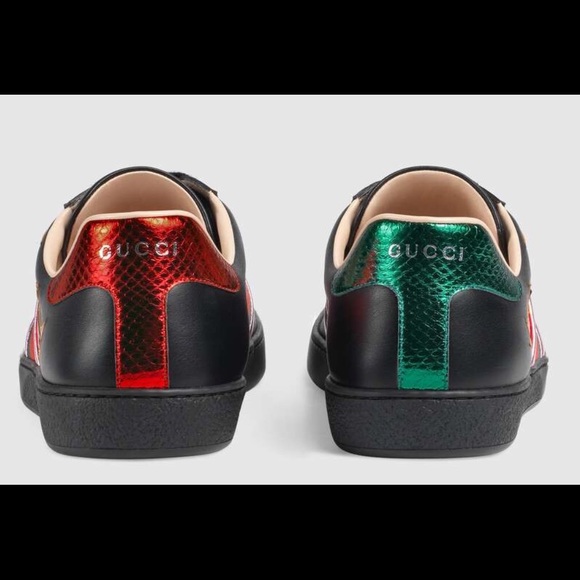 Gucci | Shoes | Ace Sneakers With Flames | Poshmark